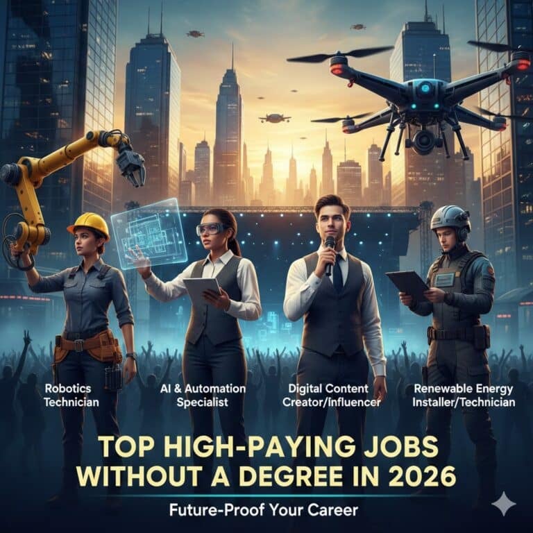 50 Top High-Paying Jobs Without a Degree in (2026) That Surprise