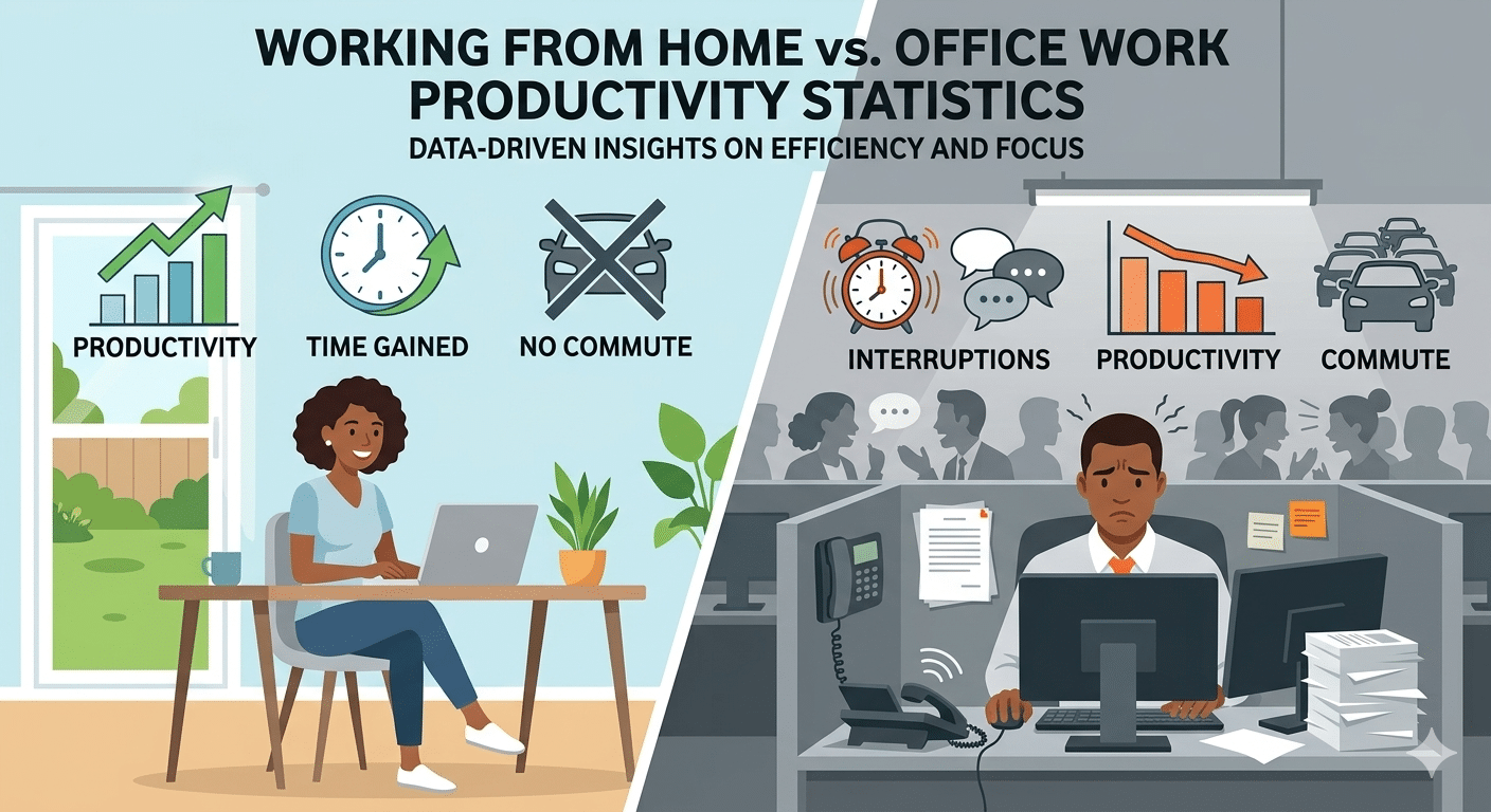 51 Surprising Working From Home Productivity Statistics (2026)
